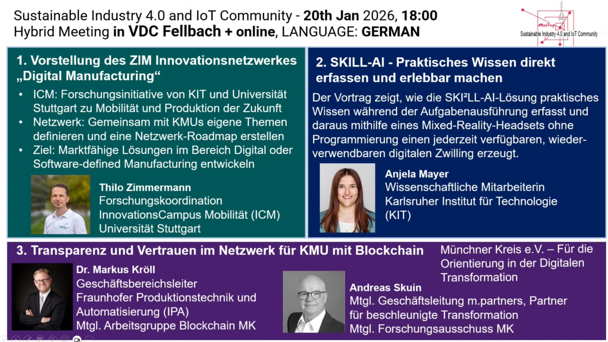 Sustainable Industry 4.0 and Iot Community - Cluster Automotive Region ...